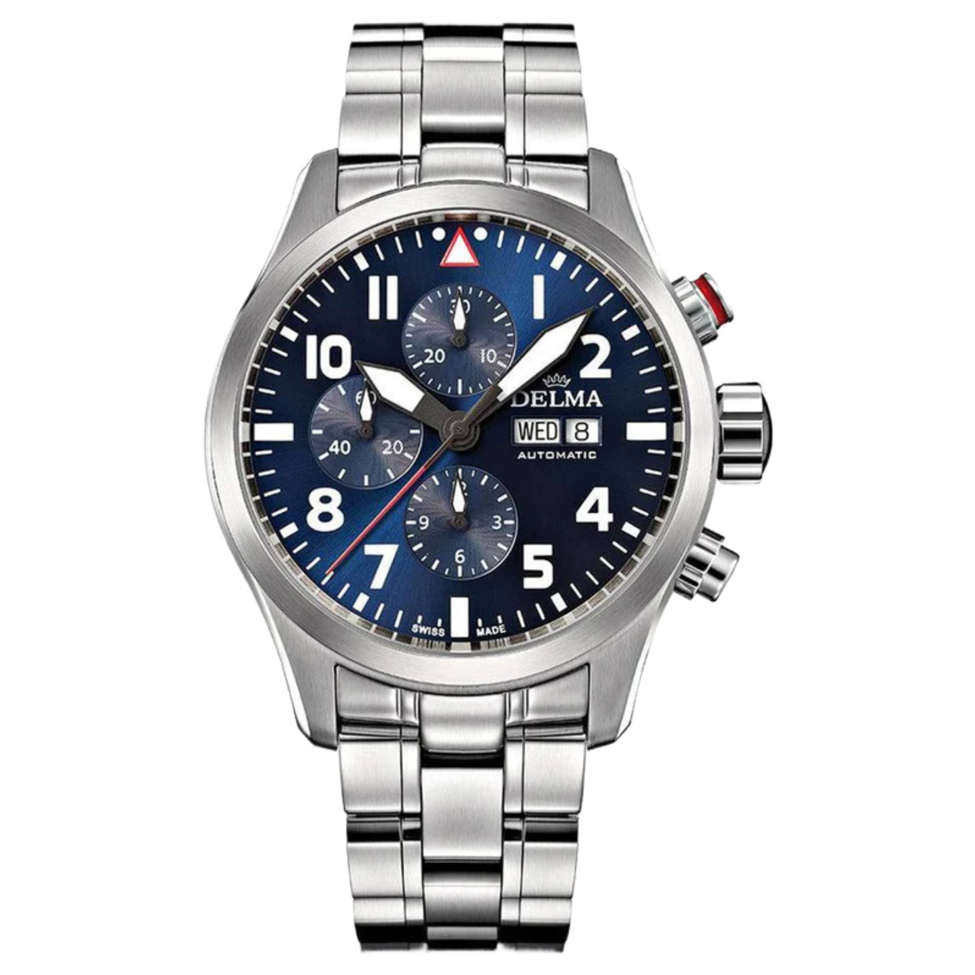 Delma 41702.580.6.049 Commander Chronograph Automatic Watch – H S Johnson