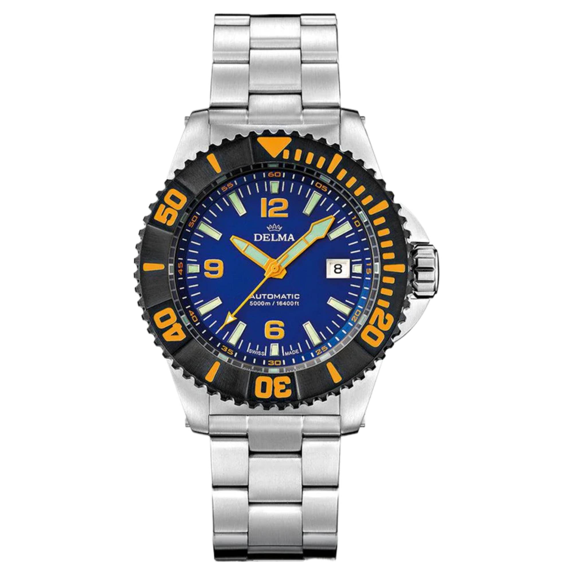 Delma 54701.760.6.044 Blue Shark IV Limited Edition Automatic Watch – H ...