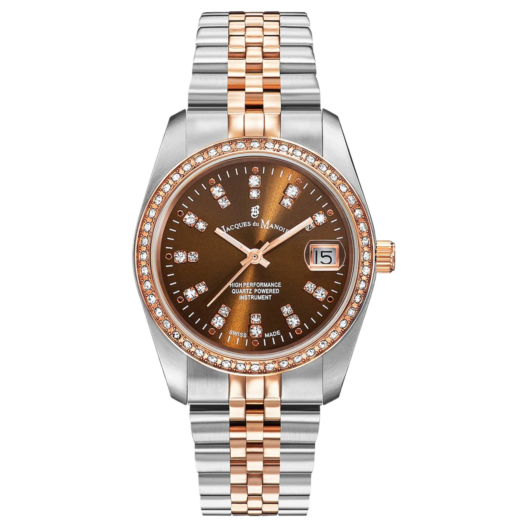 Jacques Du Manoir NROP.25 Women's Inspiration Elegance Quartz Watch – H ...
